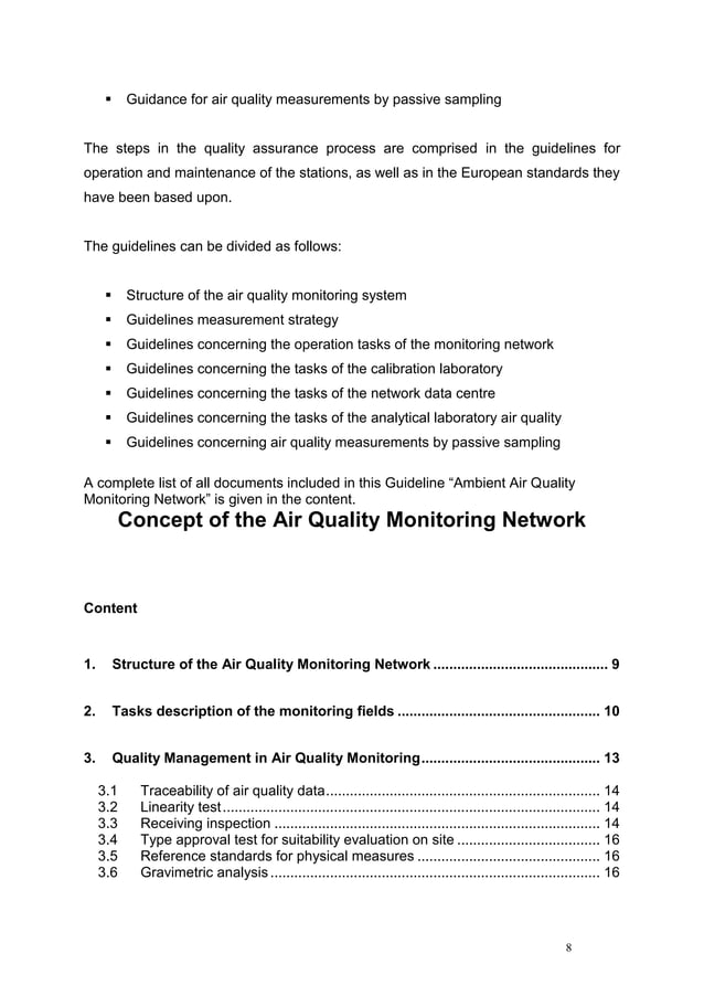 Guidelines for ambient air monitoring network | PDF