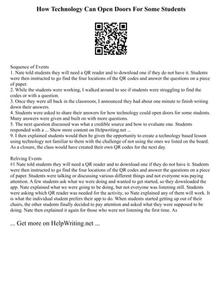 Guidelines For A Research Paper. Guidelines For A Re | PDF