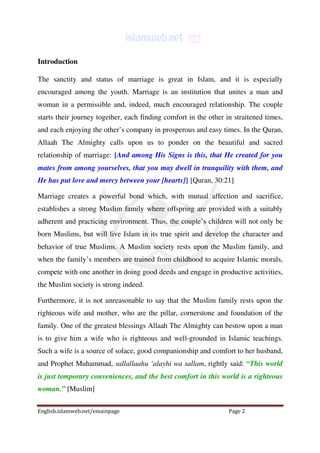 Guidelines for a successful marriage | PDF