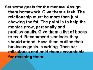 Guidelines for a successful mentoring program | PPTX