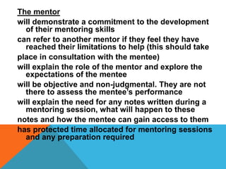 Guidelines for a successful mentoring program | PPTX