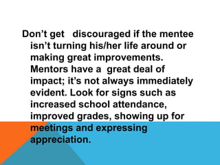 Guidelines for a successful mentoring program | PPTX