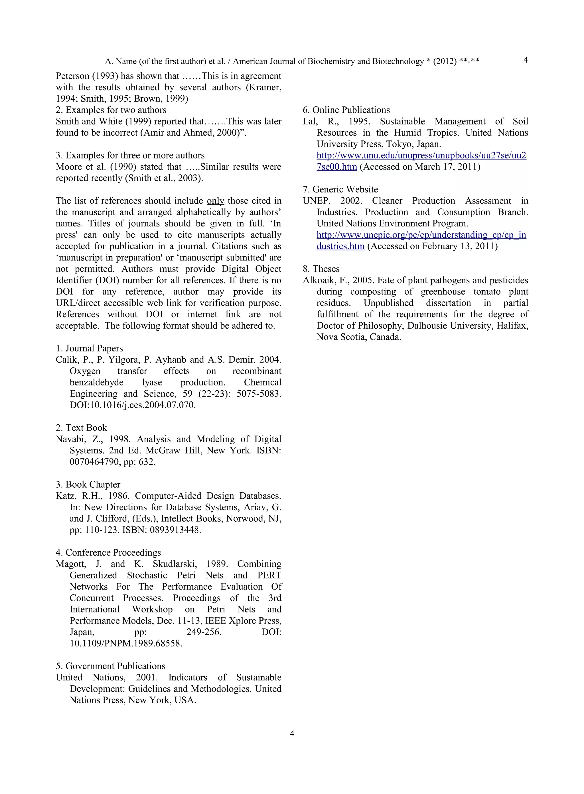 Guidelines for authors | DOC