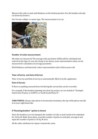 Guidelines for bamboo data measurement v1.1.2 | DOCX