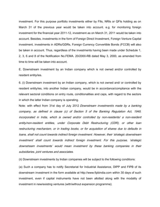 Guidelines for calculation of total foreign investment in indian ...