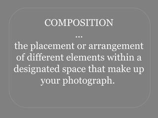 guidelines for composition | PPT