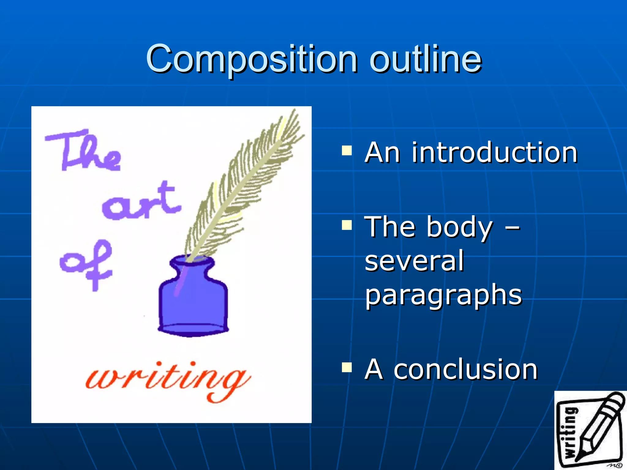 Guidelines for composition writing | PPT