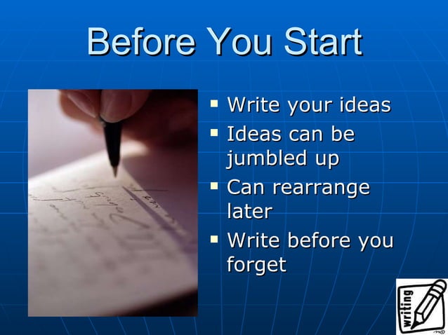 Guidelines for composition writing | PPT
