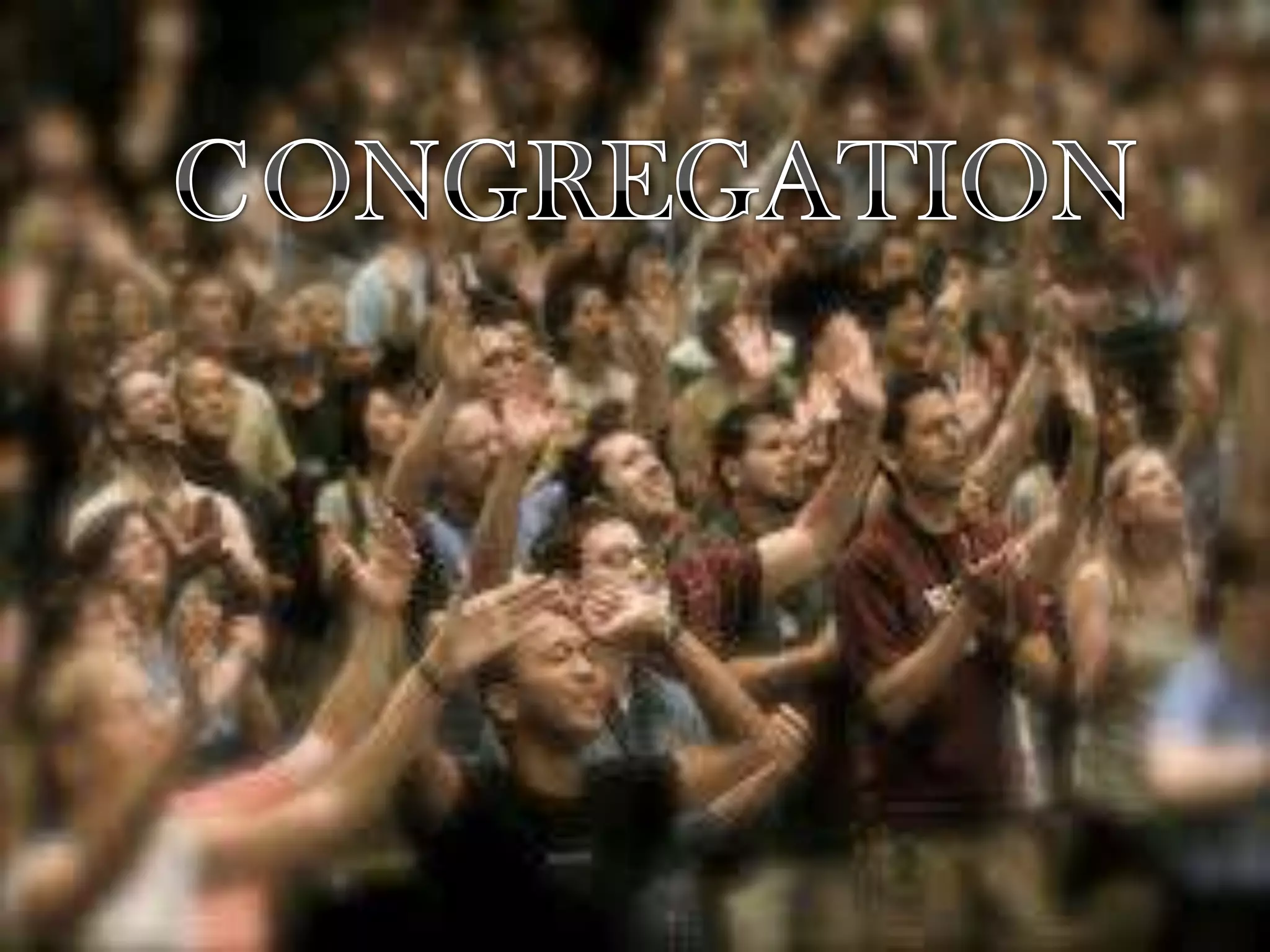 Guidelines for congregational worship | PPTX