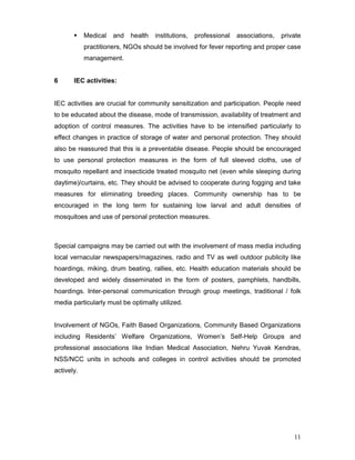 Guidelines for containment of dengue fever and chikungunya epidemics | PDF