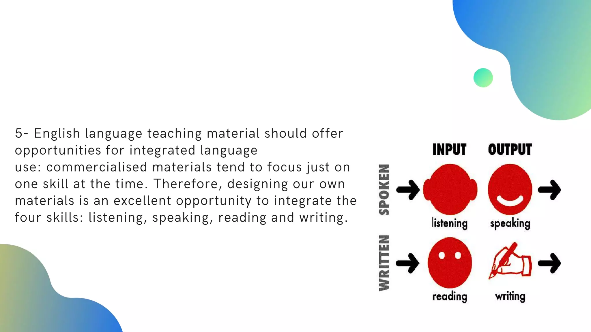 Guidelines for designing effective english language teaching materials ...