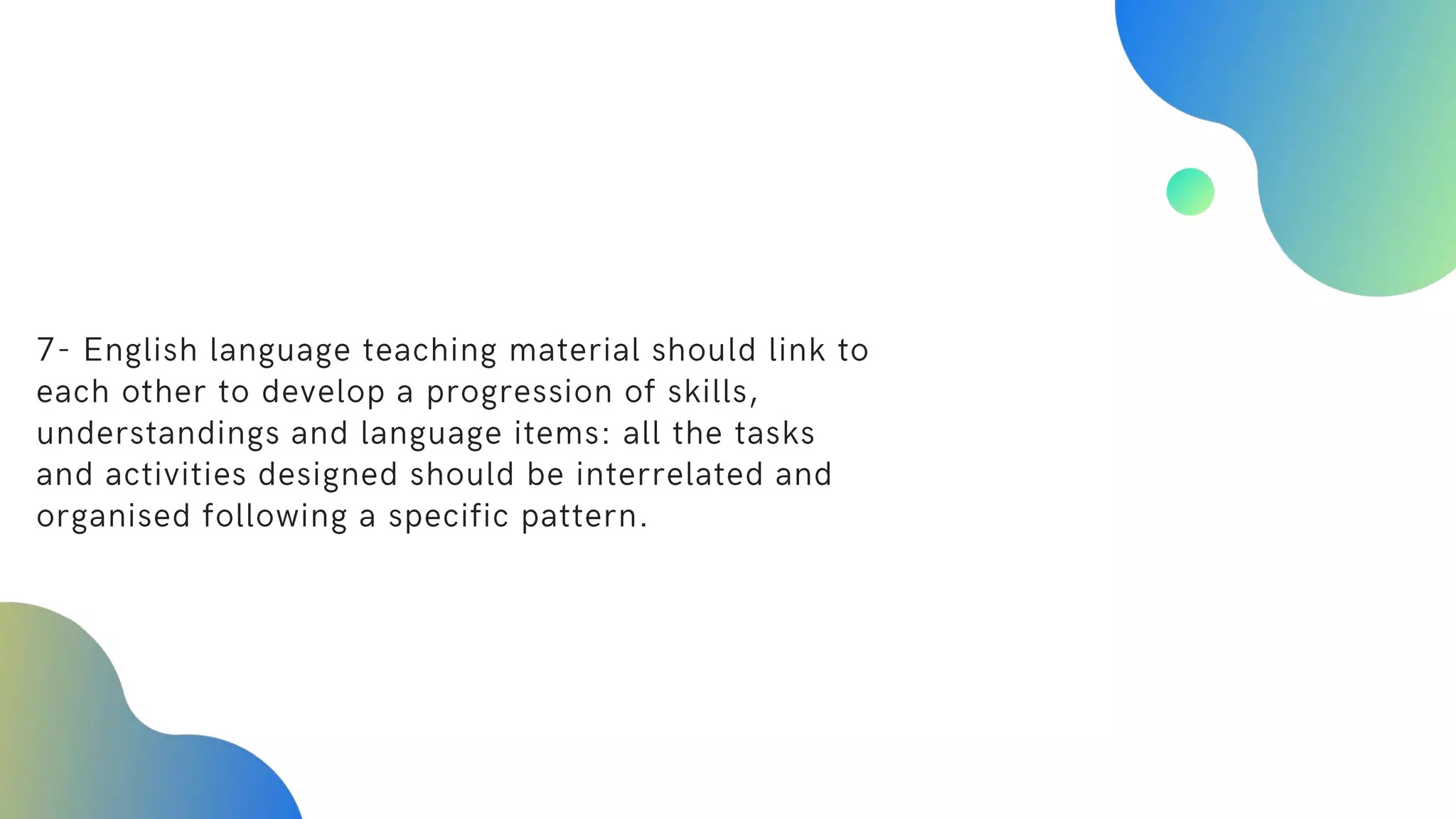 Guidelines for designing effective english language teaching materials ...