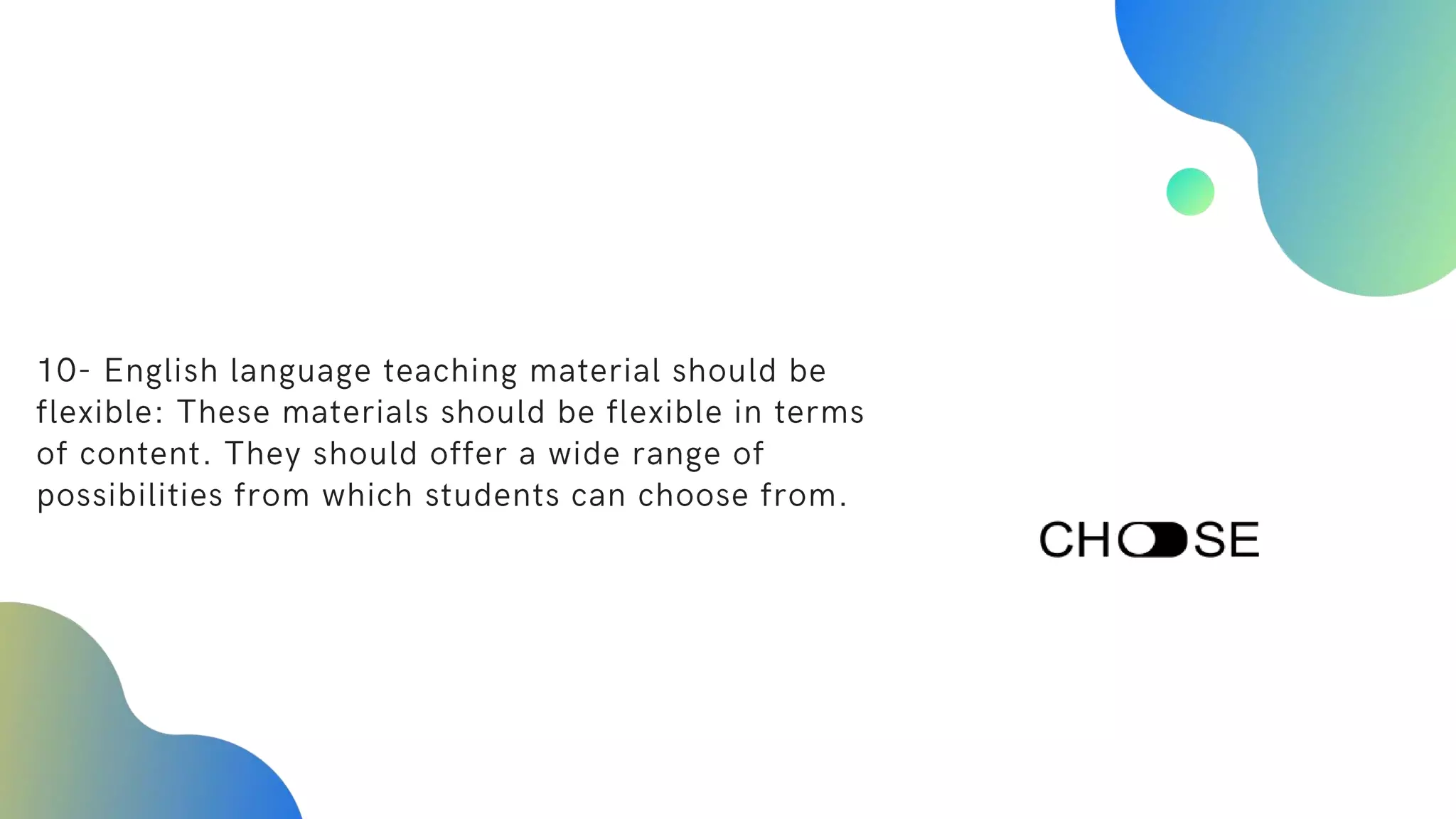 Guidelines for designing effective english language teaching materials ...