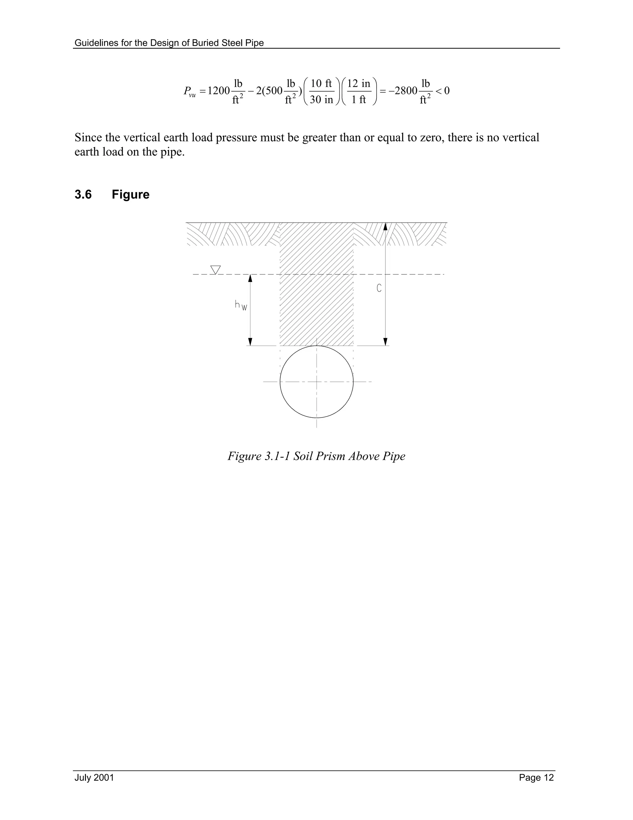 Guidelines for design of buried steel pipe | PDF