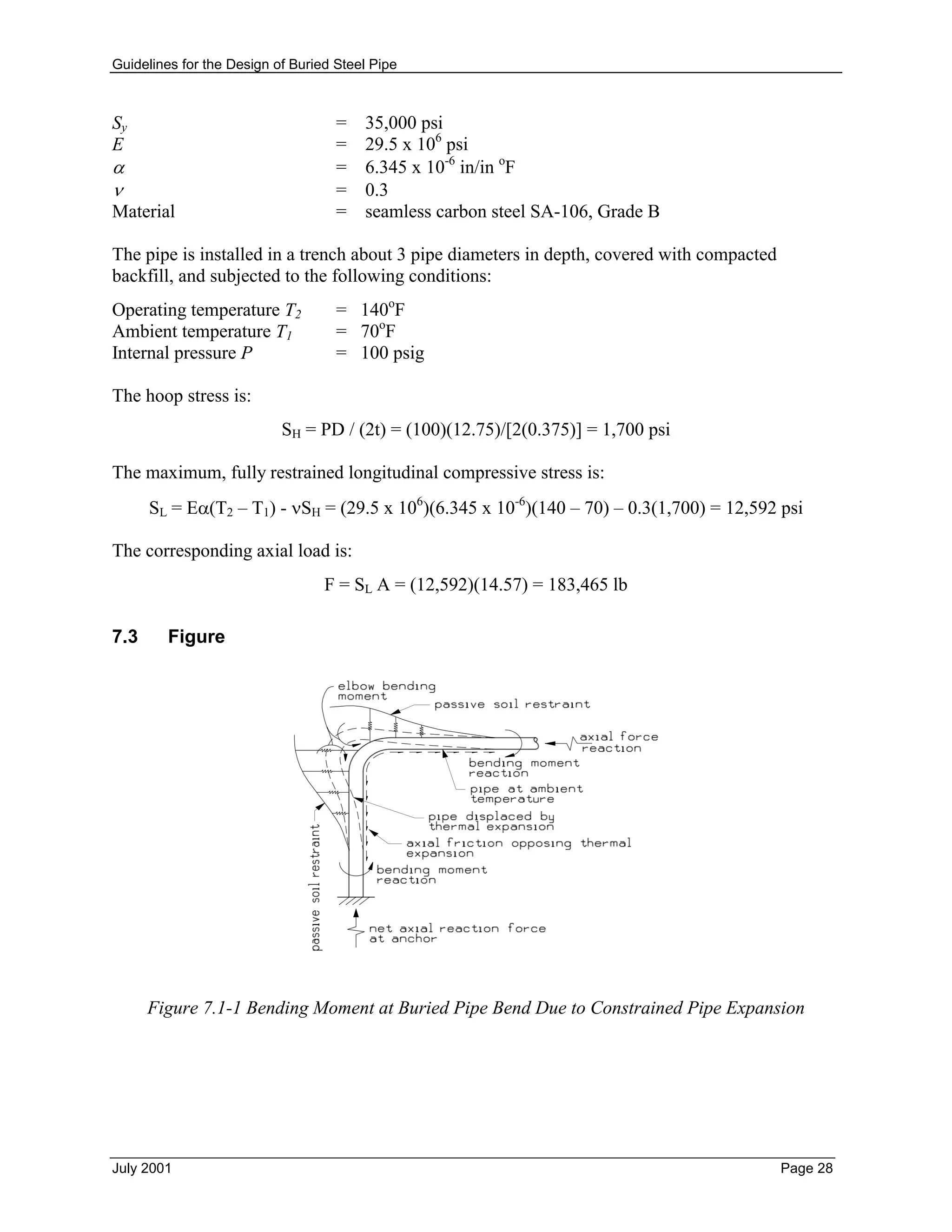Guidelines for design of buried steel pipe | PDF