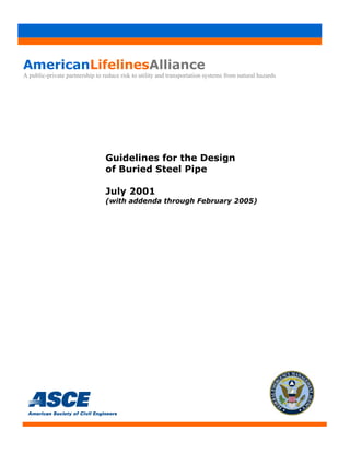Guidelines for design of buried steel pipe | PDF