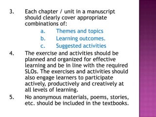 Guidelines for development of textbook | PPTX