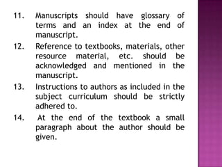 Guidelines for development of textbook | PPTX