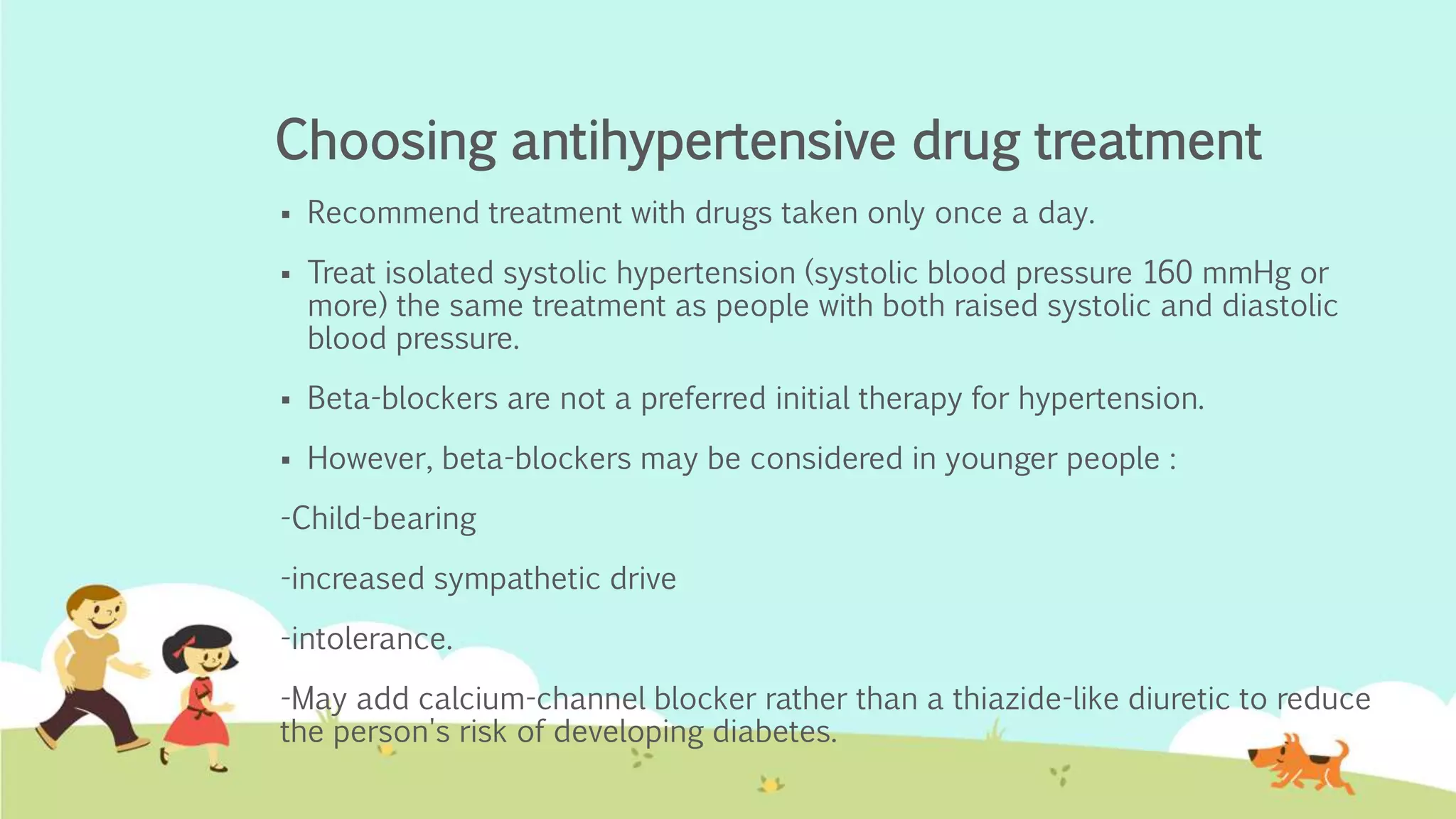 Diagnosis & management of hypertension. NICE Guidlines summerized. | PPT