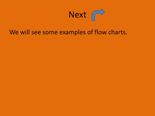 Guide lines for drawing flow charts | PPT