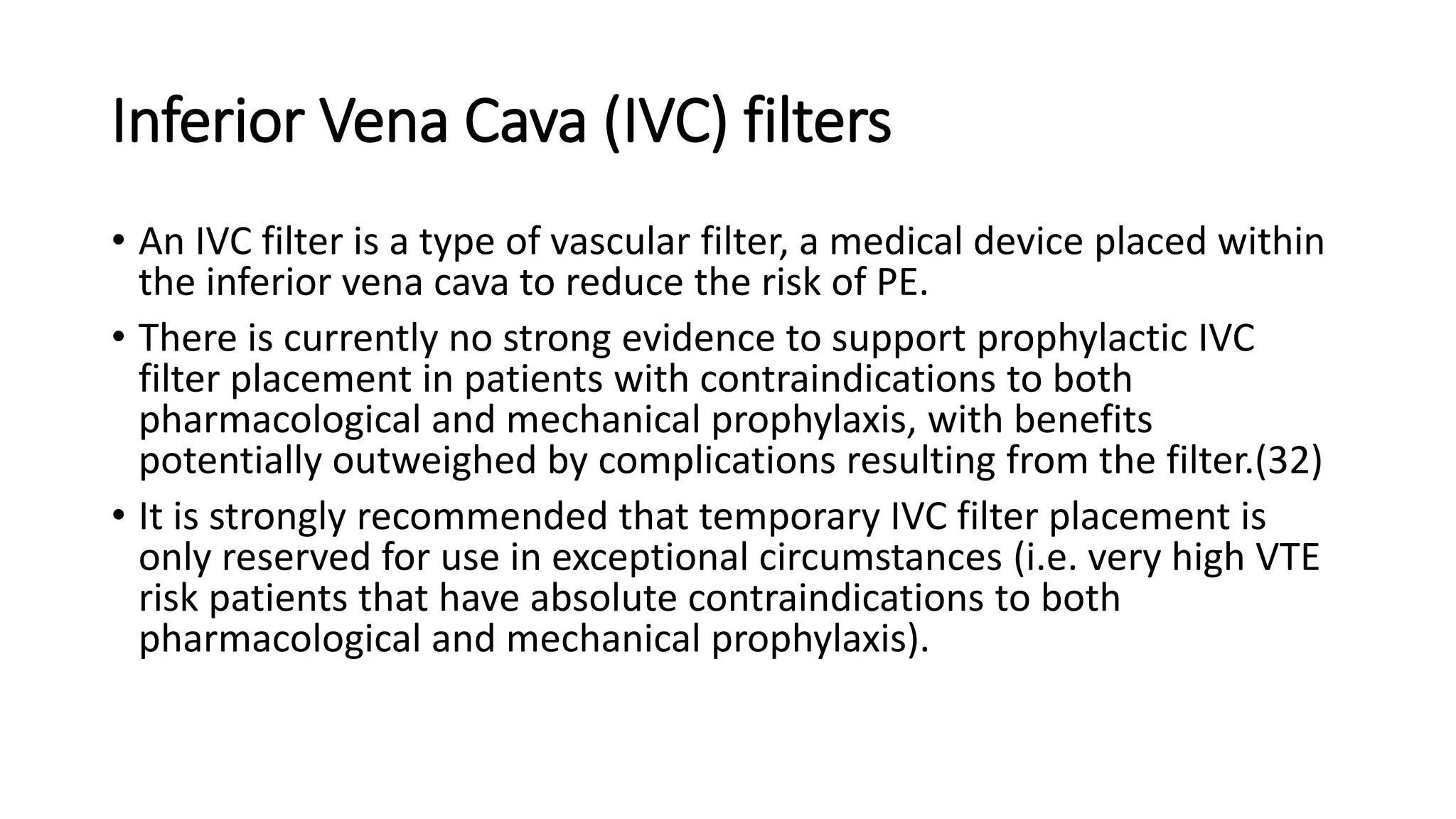 Guidelines for dvt prophylaxis in surgical patients | PPTX