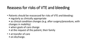 Guidelines for dvt prophylaxis in surgical patients | PPTX