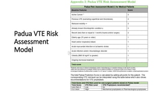 Guidelines for dvt prophylaxis in surgical patients | PPTX