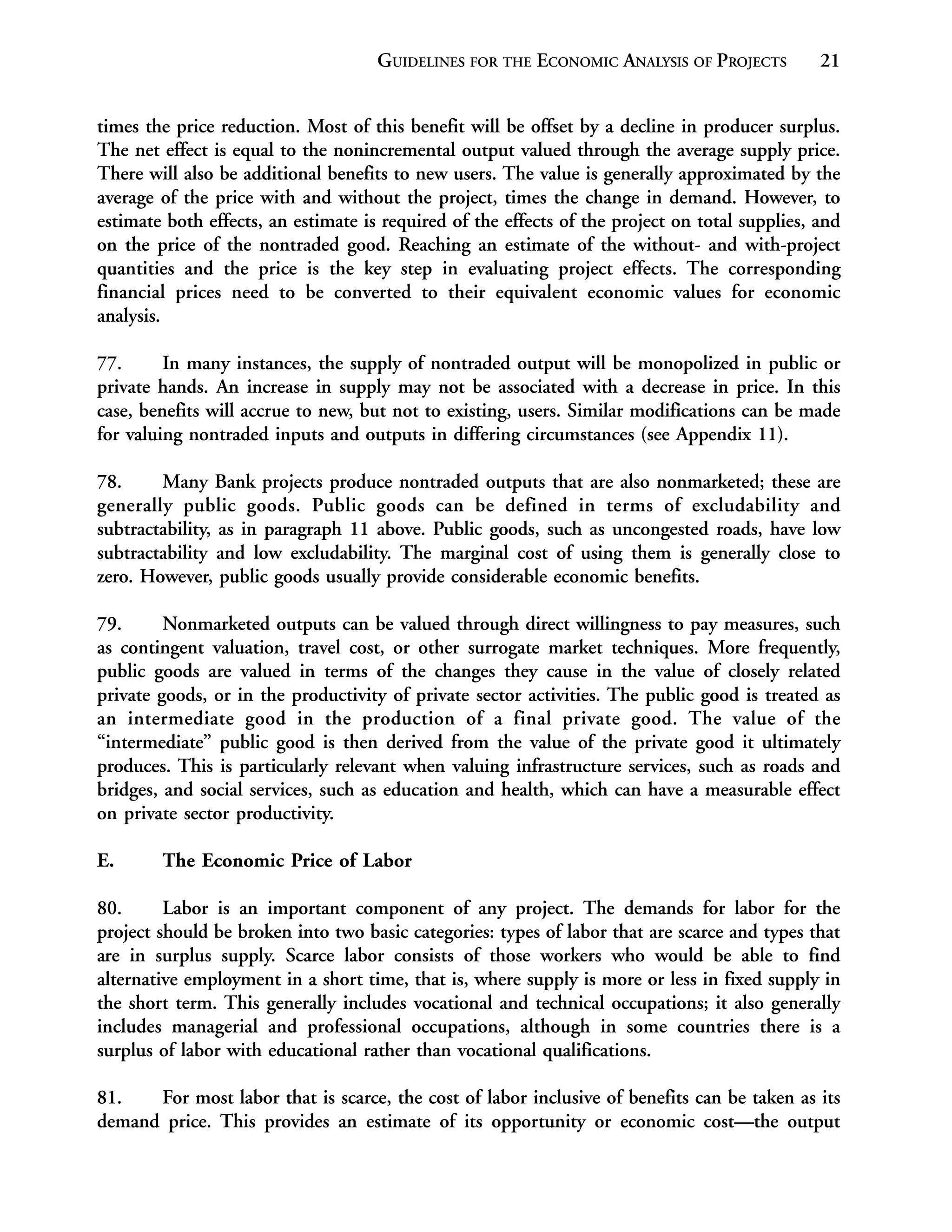 Guidelines for economic analysis ADB | PDF