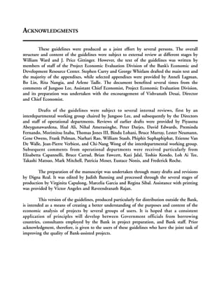 Guidelines for economic analysis ADB | PDF