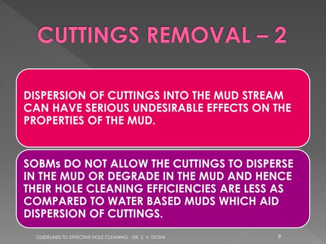 GUIDELINES FOR EFFECTIVE HOLE CLEANING IN DIRECTIONAL WELLS | PPTX