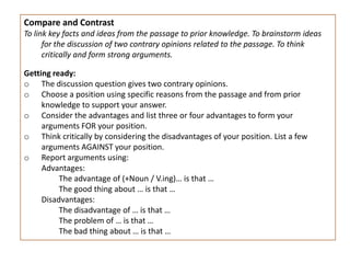 Guidelines for effective reading discussion | PDF