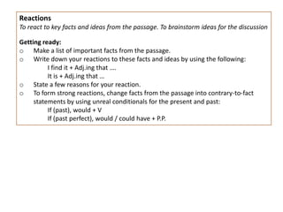 Guidelines for effective reading discussion | PDF