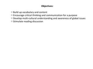 Guidelines for effective reading discussion | PPT