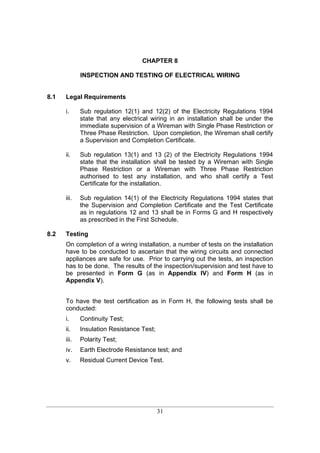 Guidelines for electrical wiring in residential buildings | PDF
