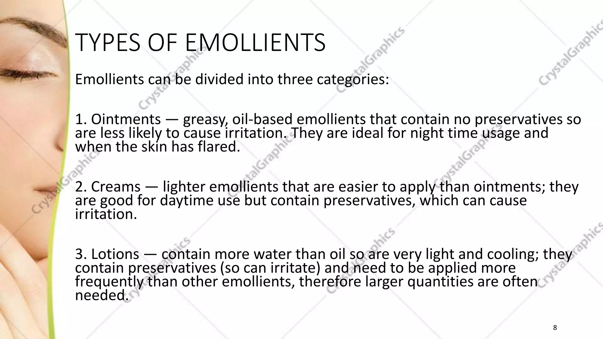 Guidelines for emollients | PPTX