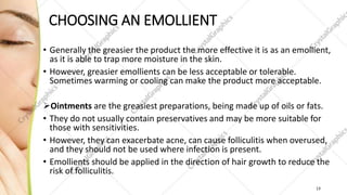 Guidelines for emollients | PPT