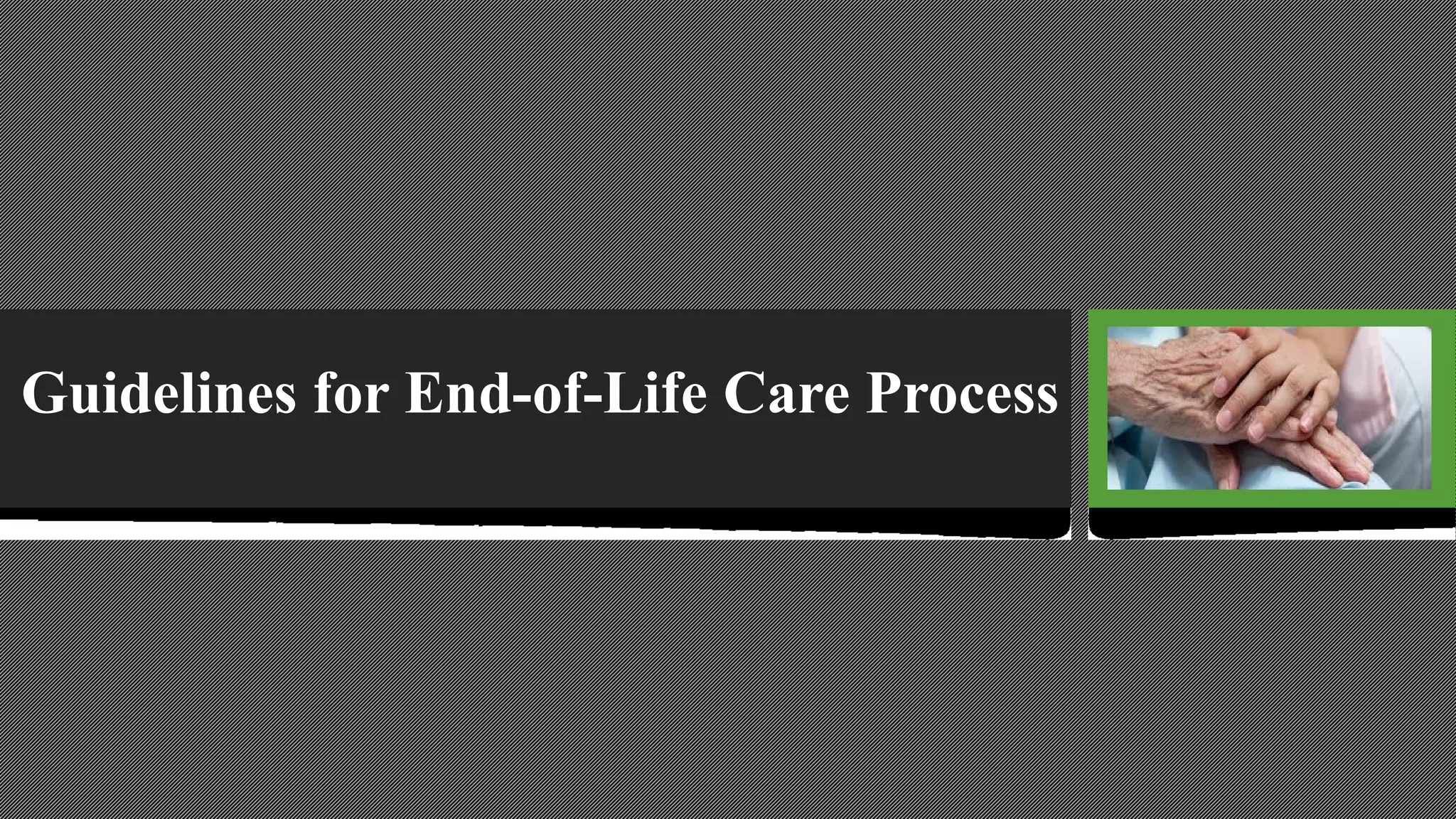 Guidelines for end of life care in icu | PDF