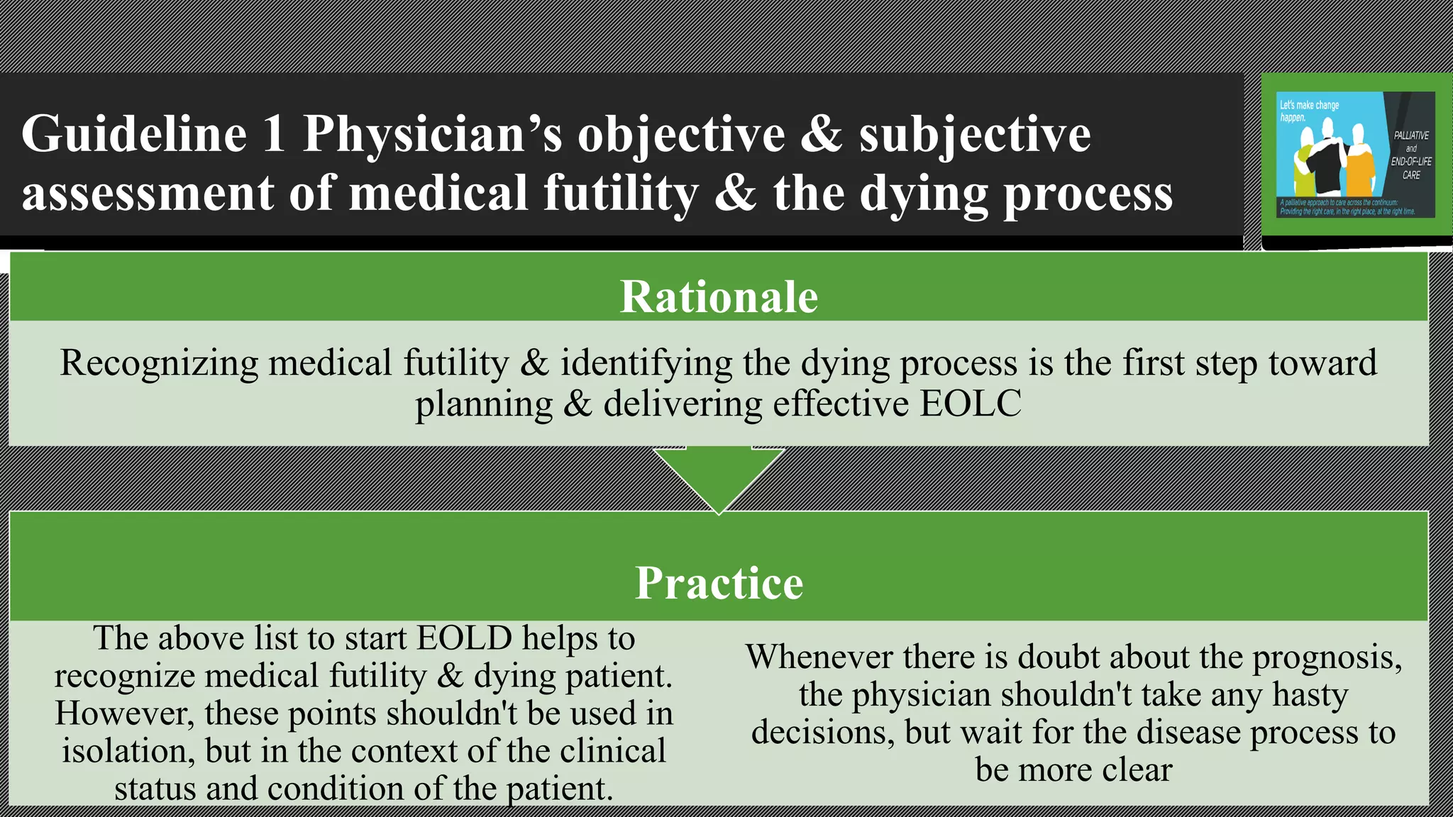 Guidelines for end of life care in icu | PDF