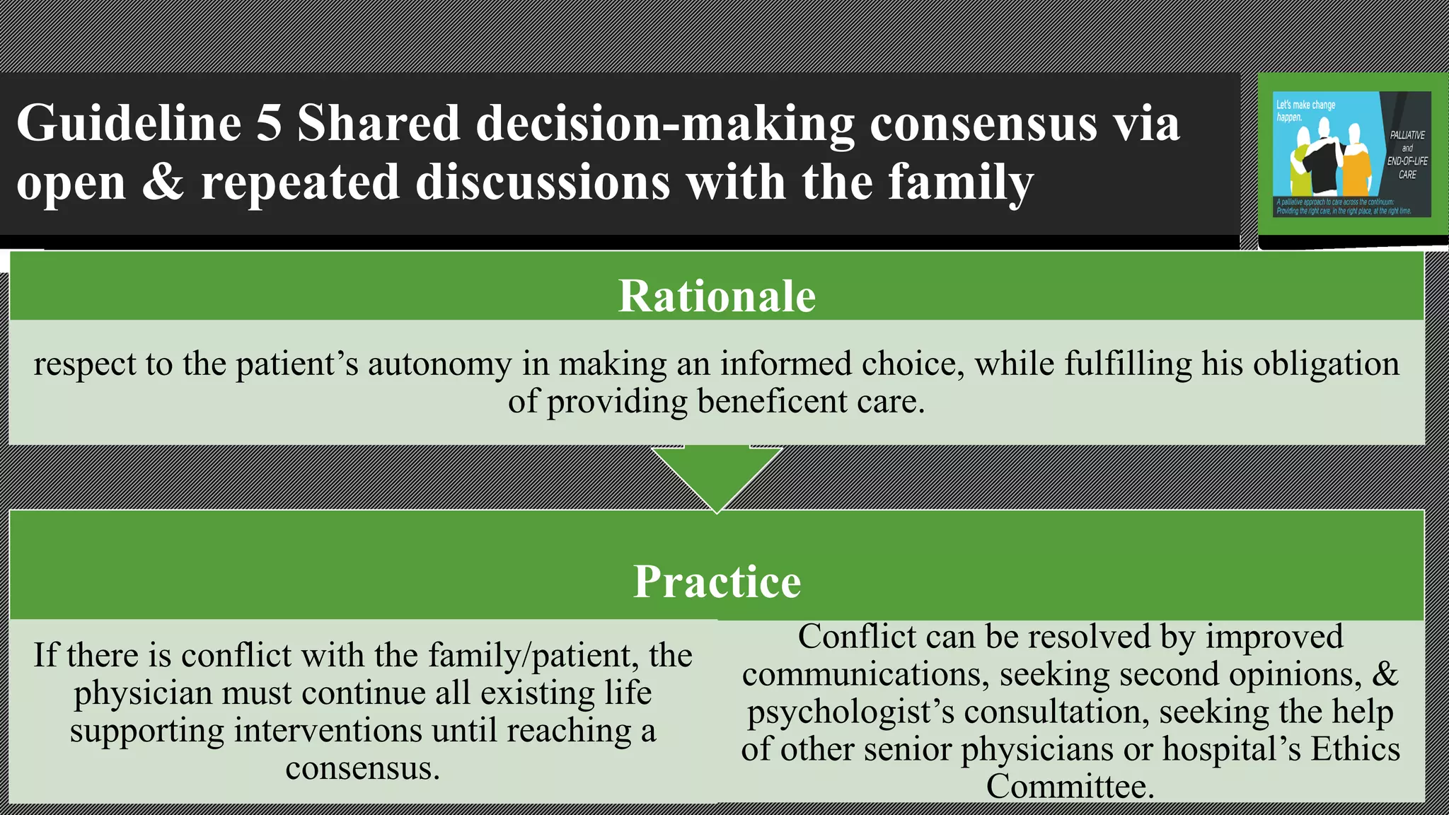 Guidelines for end of life care in icu | PDF