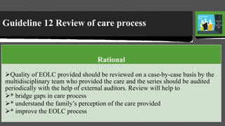 Guidelines for end of life care in icu | PDF