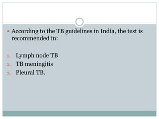 Guidelines for extra pulmonary TB in India | PPTX
