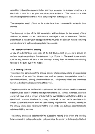 Guidelines for Event Bidding, Jan 2014 | PDF