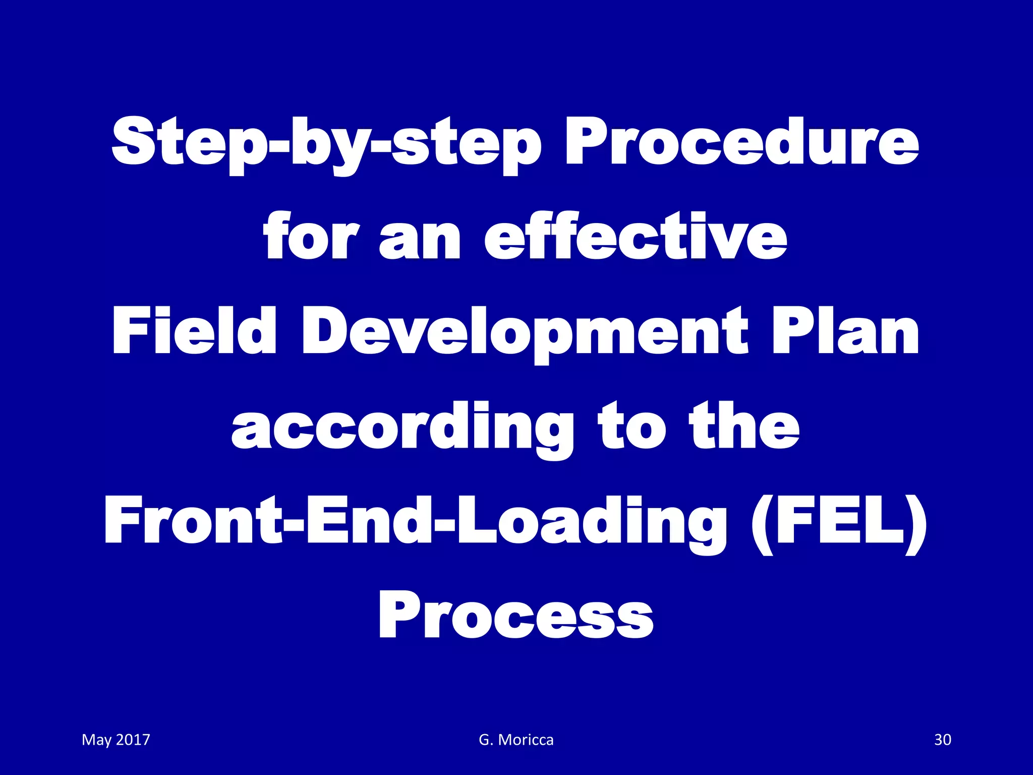 Guidelines for field development plan | PDF
