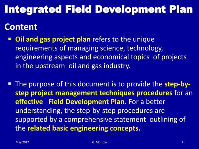 Guidelines for field development plan | PDF | Geology | Science