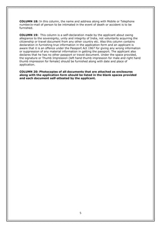 Guidelines for filling up form | DOCX