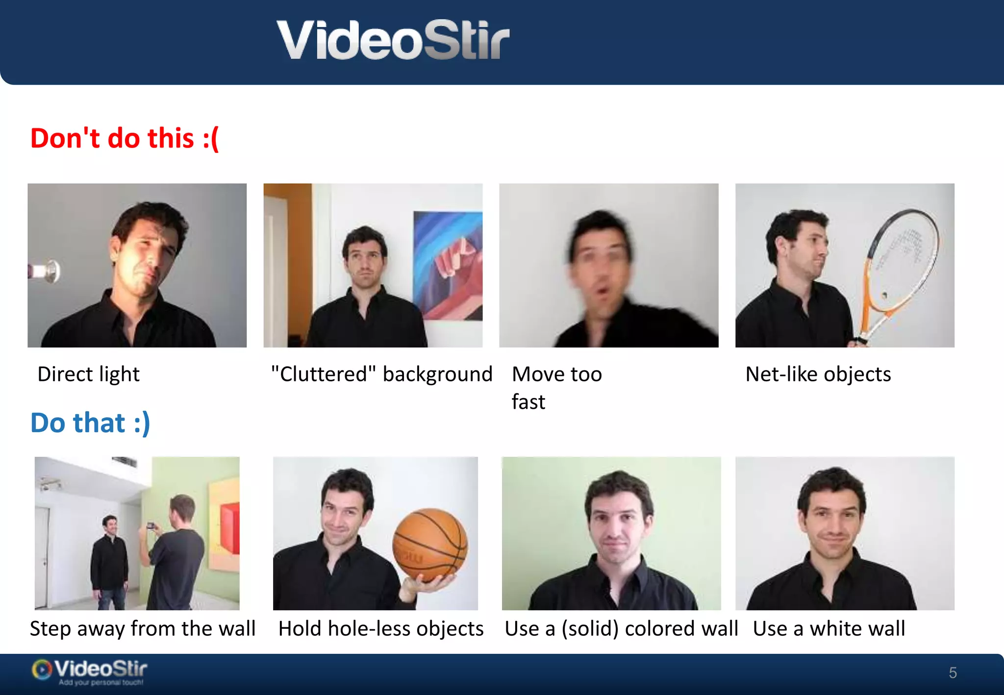 Guidelines for Filming your VideoStir Clip | PPTX | Video Software ...
