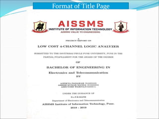 Guidelines for Final Year Engineering & Technology Project.ppt