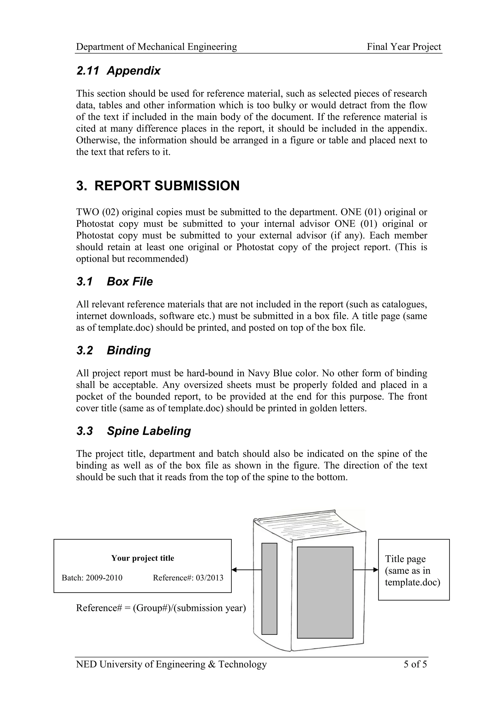 Guidelines for final_year_project_report | PDF