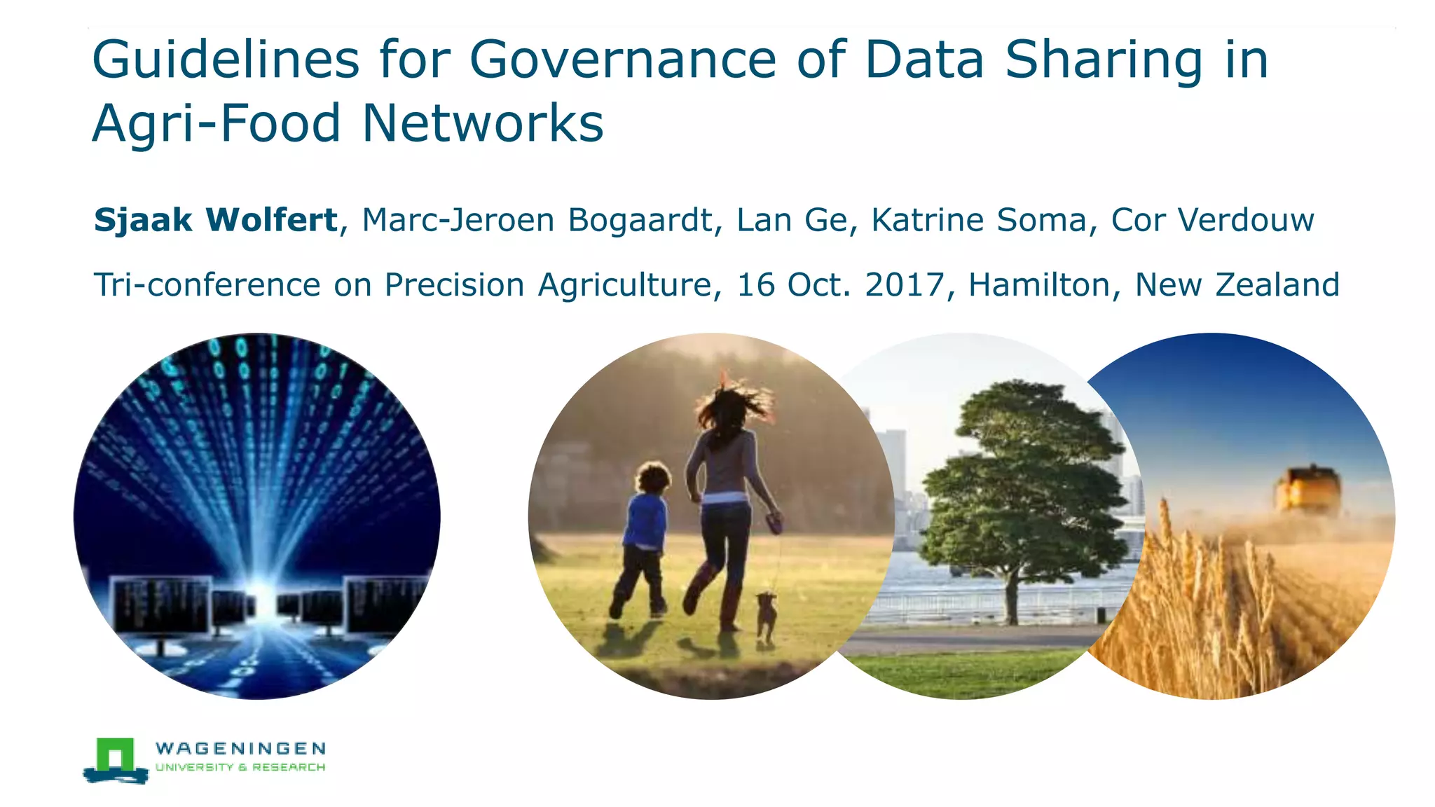 Guidelines for governance of data sharing in agri food | PPTX ...
