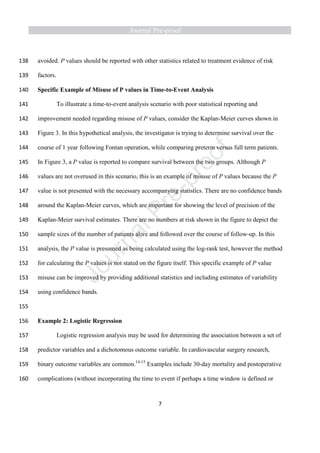 improving the utilization and presentation of p values | PDF
